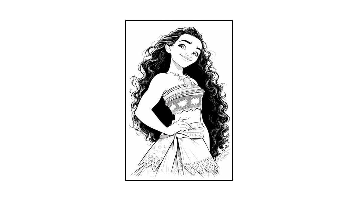 Moana Para Colorir + De 30 Desenhos Para Imprimir e Pintar