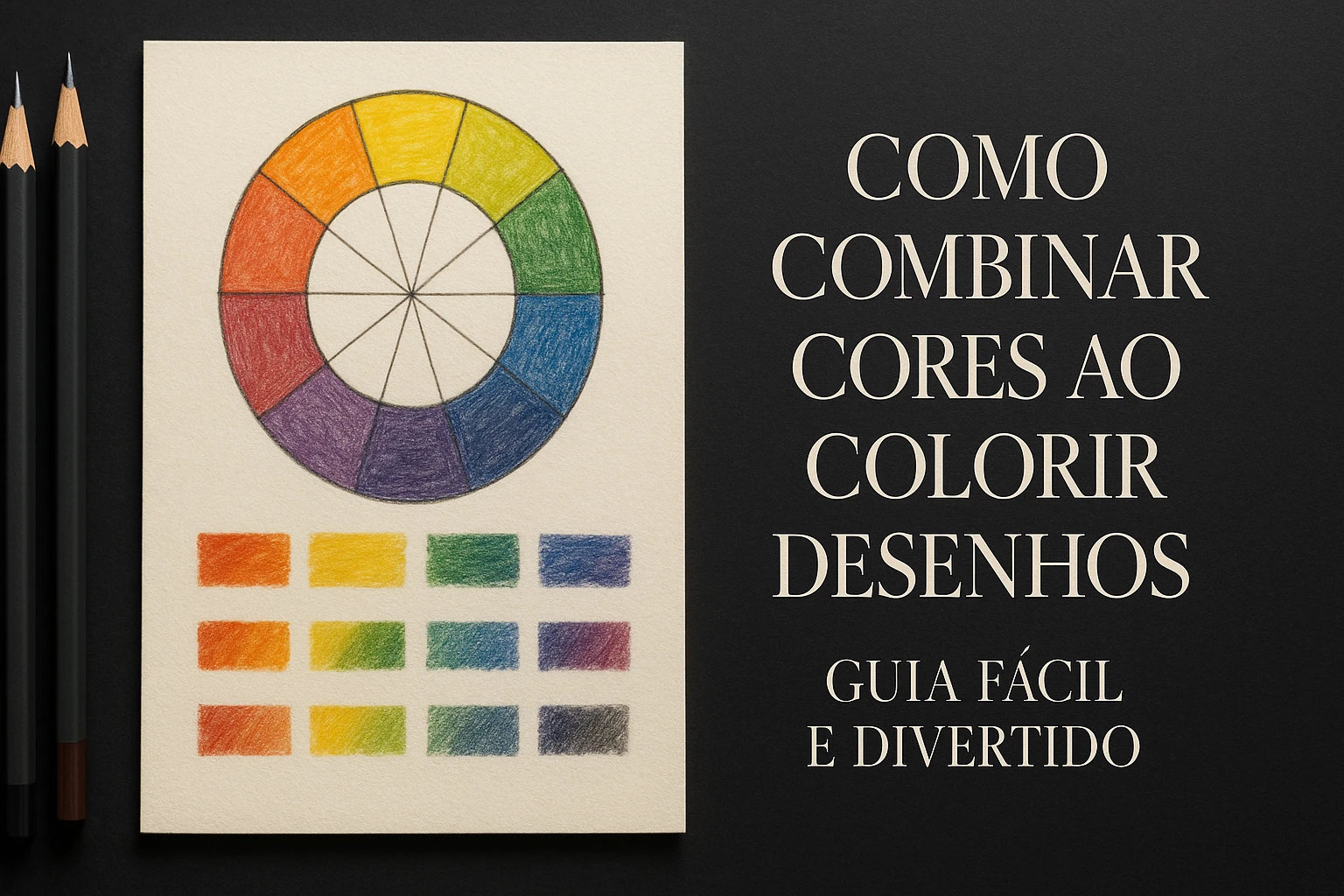 Como Combinar Cores Ao Colorir Desenhos: Guia Fácil e Divertido