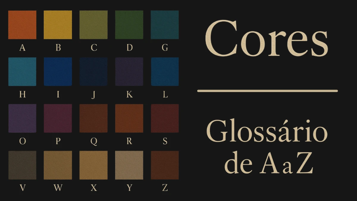 Cores - Glossário de A a Z