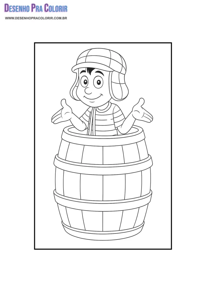 Chaves Para Colorir + De 40 Desenhos Para Imprimir e Pintar
