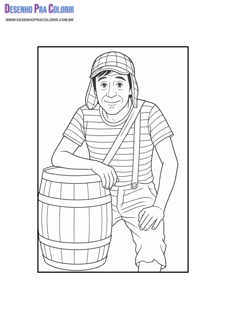 Chaves Para Colorir + De 40 Desenhos Para Imprimir e Pintar