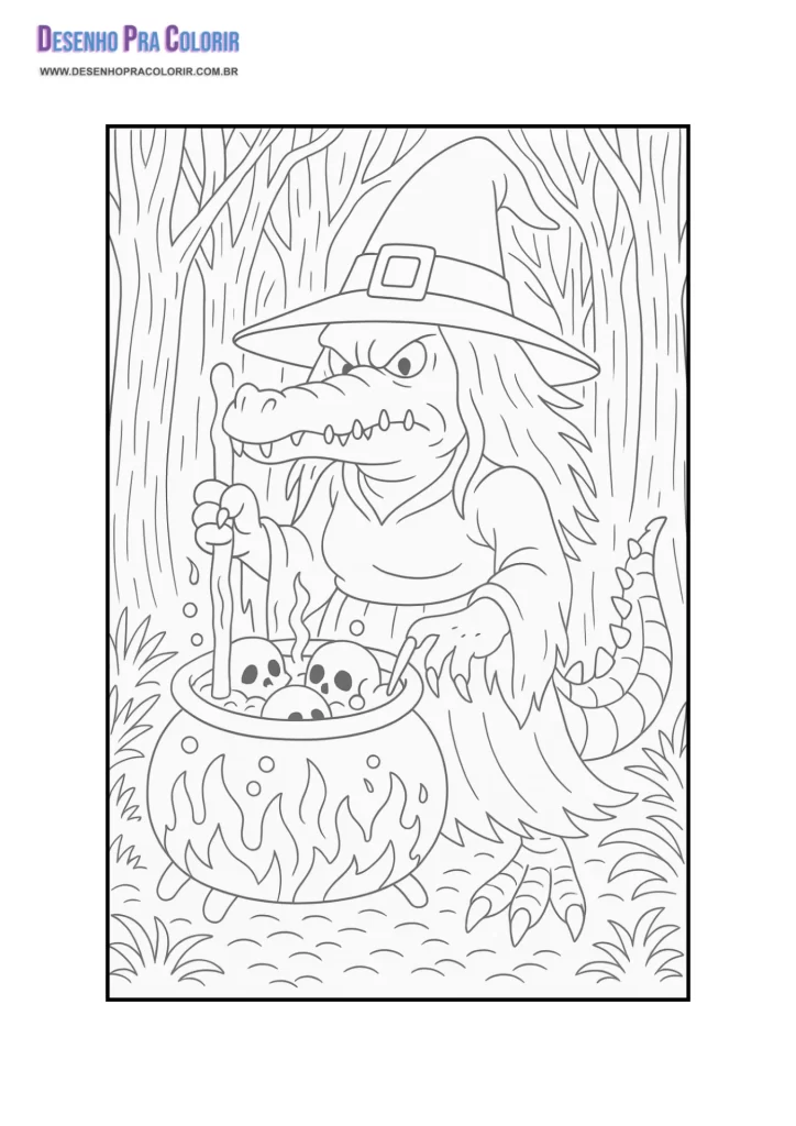 Cuca Para Colorir