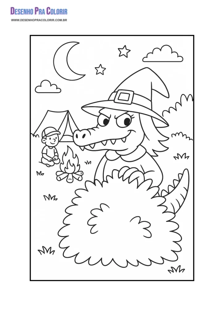 Cuca Para Colorir