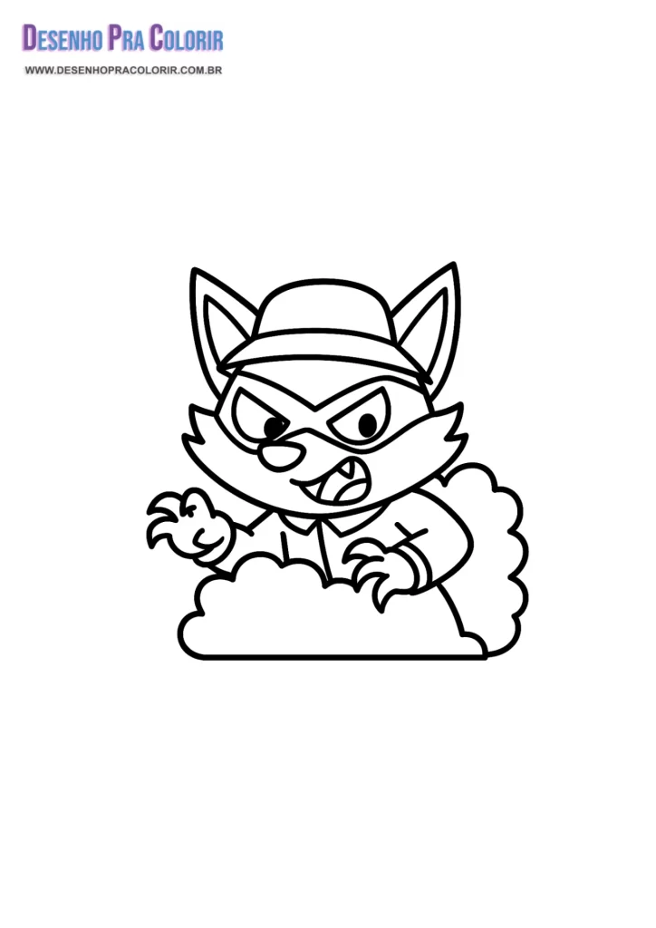 Detetive Labrador Para Colorir