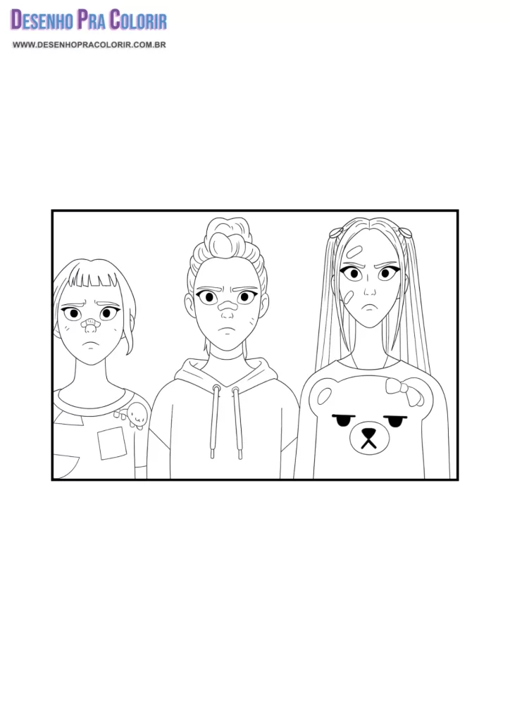 Guerreiras do K-POP Para Colorir + De 70 Desenhos Exclusivos!