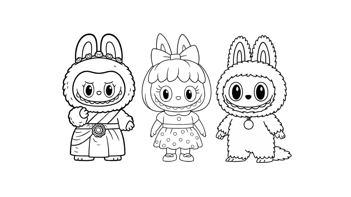 Desenho Labulu Para Colorir + De 30 Imagens Para Imprimir