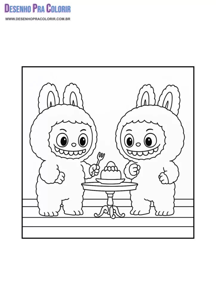 Desenho Labulu Para Colorir + De 30 Imagens Para Imprimir