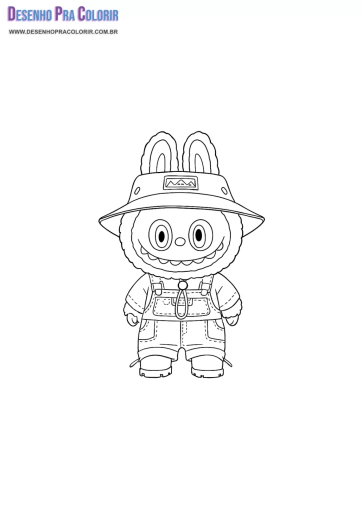 Desenho Labulu Para Colorir + De 30 Imagens Para Imprimir