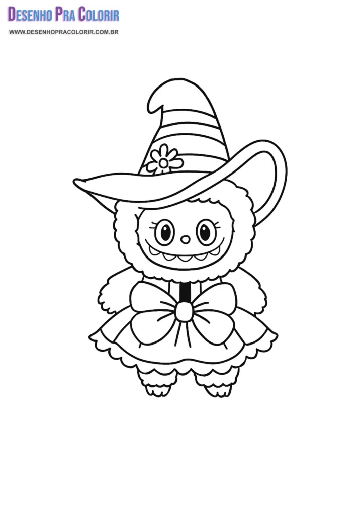 Desenho Labulu Para Colorir + De 30 Imagens Para Imprimir