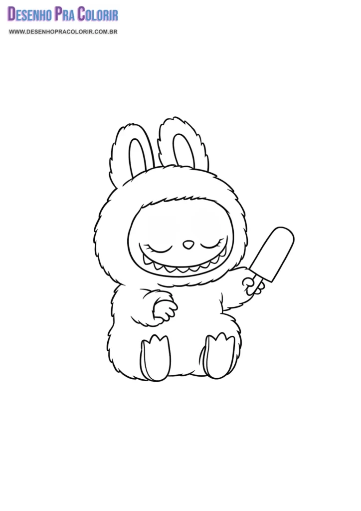 Desenho Labulu Para Colorir + De 30 Imagens Para Imprimir