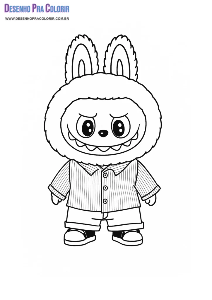 Desenho Labulu Para Colorir + De 30 Imagens Para Imprimir