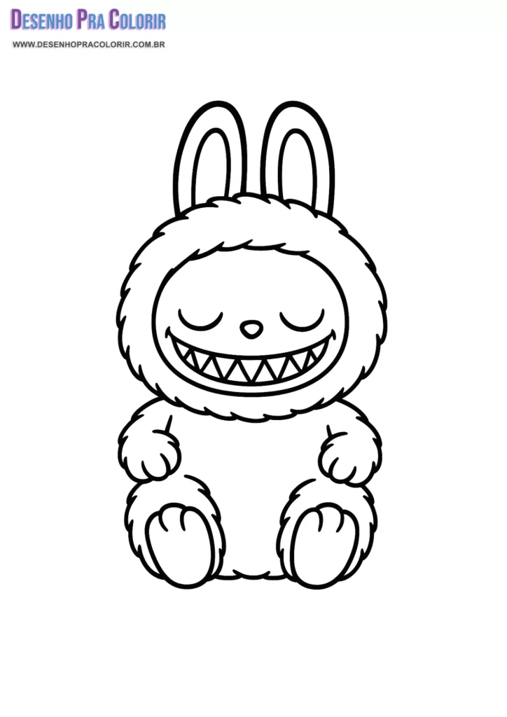 Desenho Labulu Para Colorir + De 30 Imagens Para Imprimir