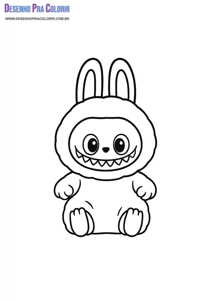 Desenho Labulu Para Colorir + De 30 Imagens Para Imprimir