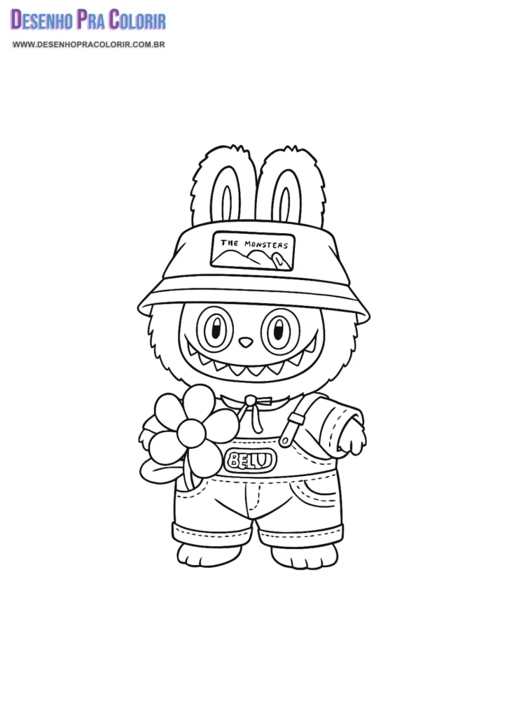 Desenho Labulu Para Colorir + De 30 Imagens Para Imprimir