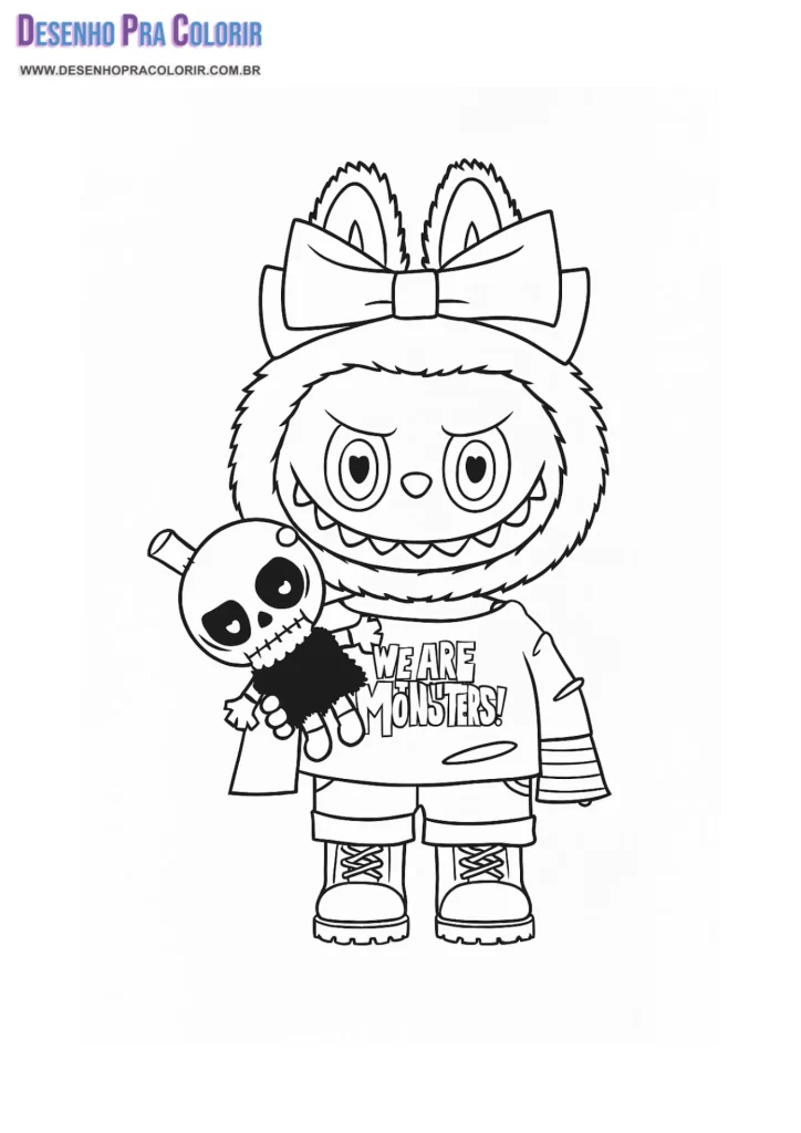 Desenho Labulu Para Colorir + De 30 Imagens Para Imprimir