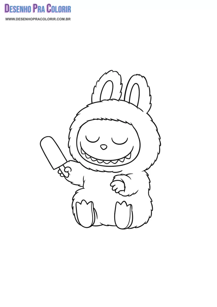 Desenho Labulu Para Colorir + De 30 Imagens Para Imprimir