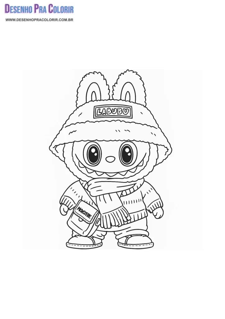 Desenho Labulu Para Colorir + De 30 Imagens Para Imprimir