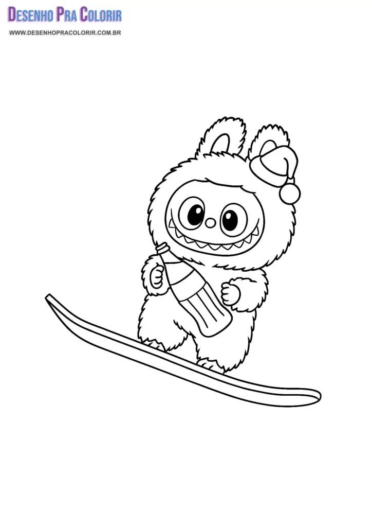 Desenho Labulu Para Colorir + De 30 Imagens Para Imprimir