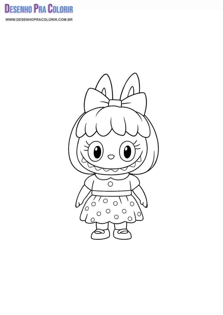 Desenho Labulu Para Colorir + De 30 Imagens Para Imprimir