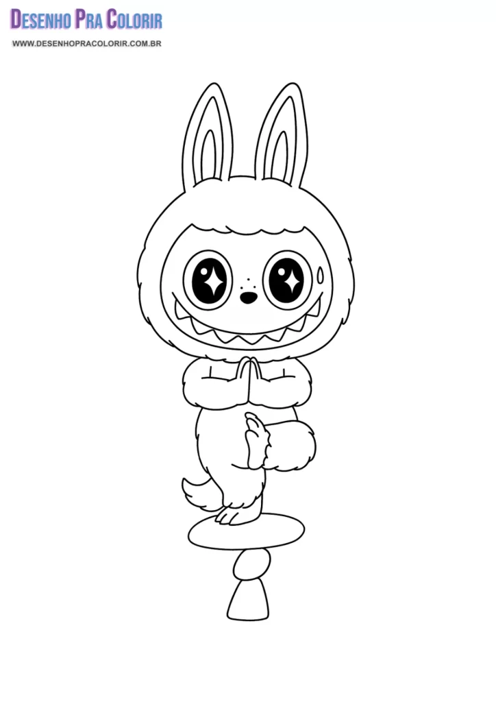 Desenho Labulu Para Colorir + De 30 Imagens Para Imprimir