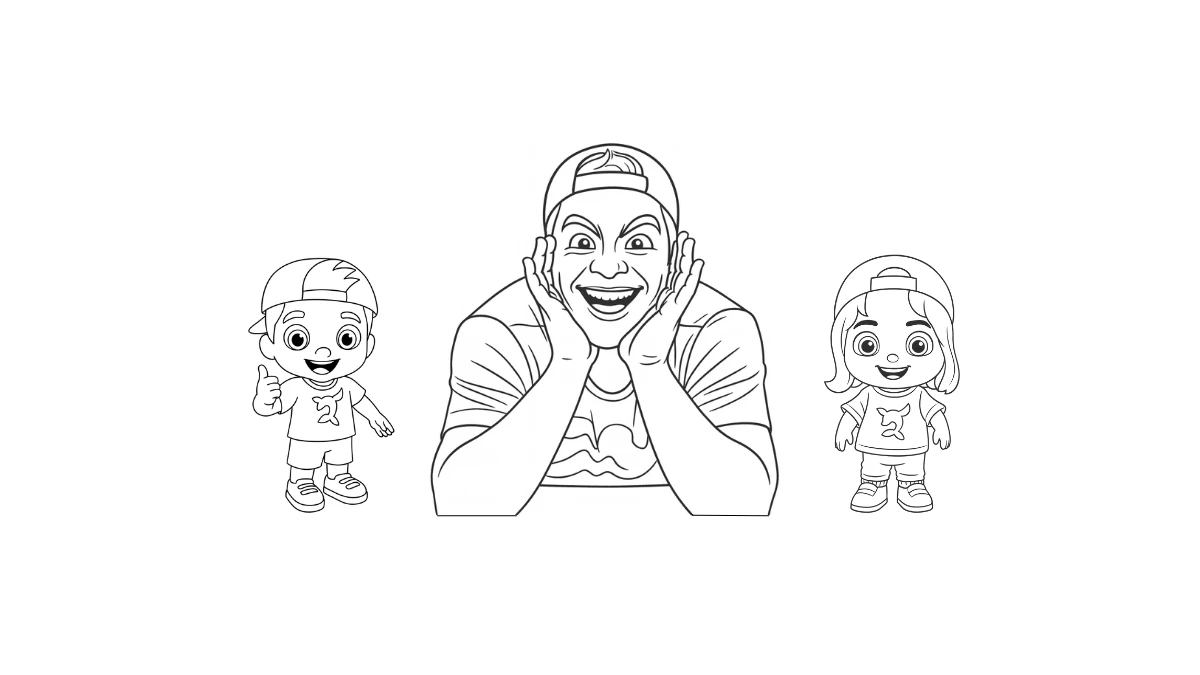 Luccas Neto Para Colorir