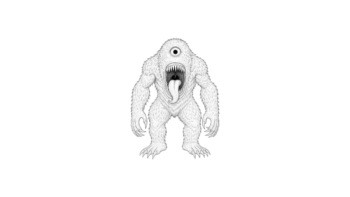 Mapinguari Para Colorir