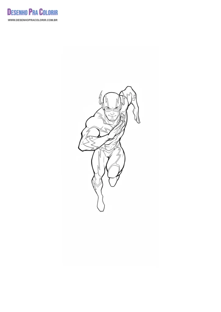 Flash Para Colorir + De 40 Desenhos Para Imprimir e Pintar