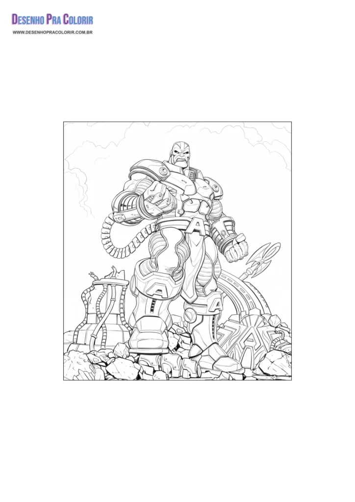 Marvel Para Colorir + De 200 Desenhos Para Imprimir e Pintar