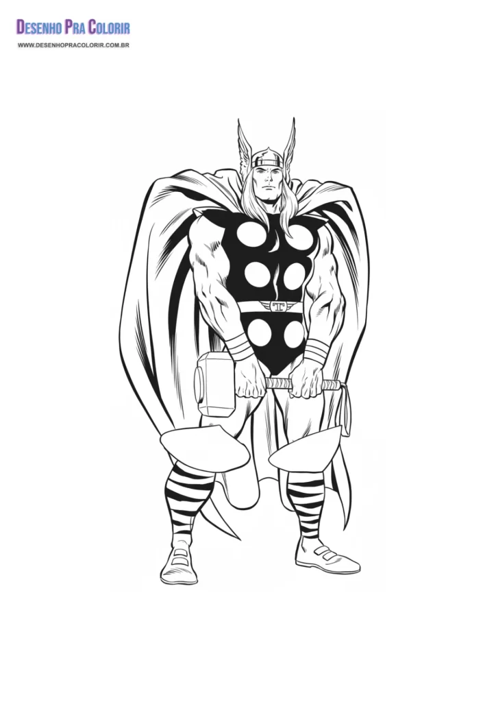 Marvel Para Colorir + De 200 Desenhos Para Imprimir e Pintar