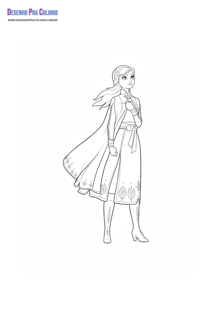 Frozen Para Colorir