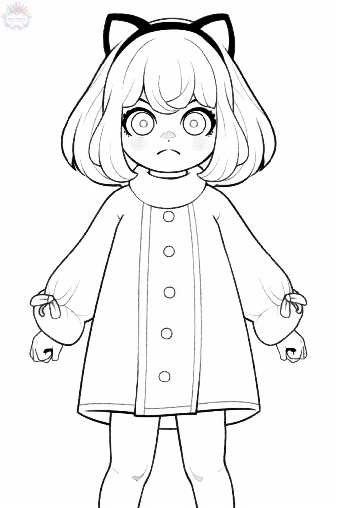 Anya Coloring Pages