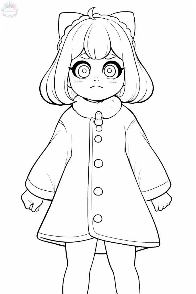 Anya Coloring Pages