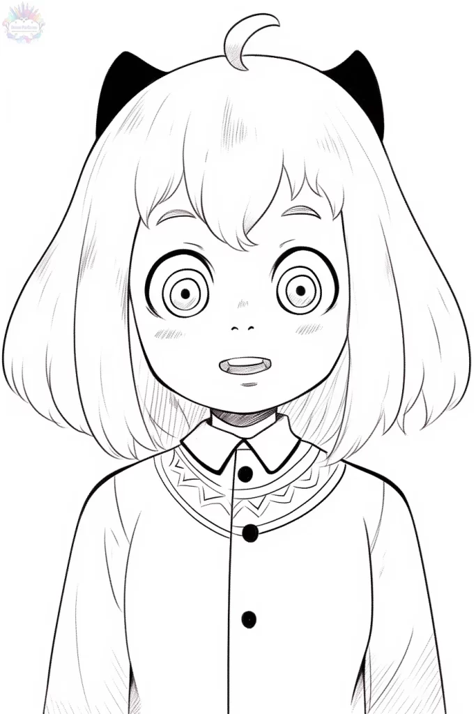 Anya Coloring Pages