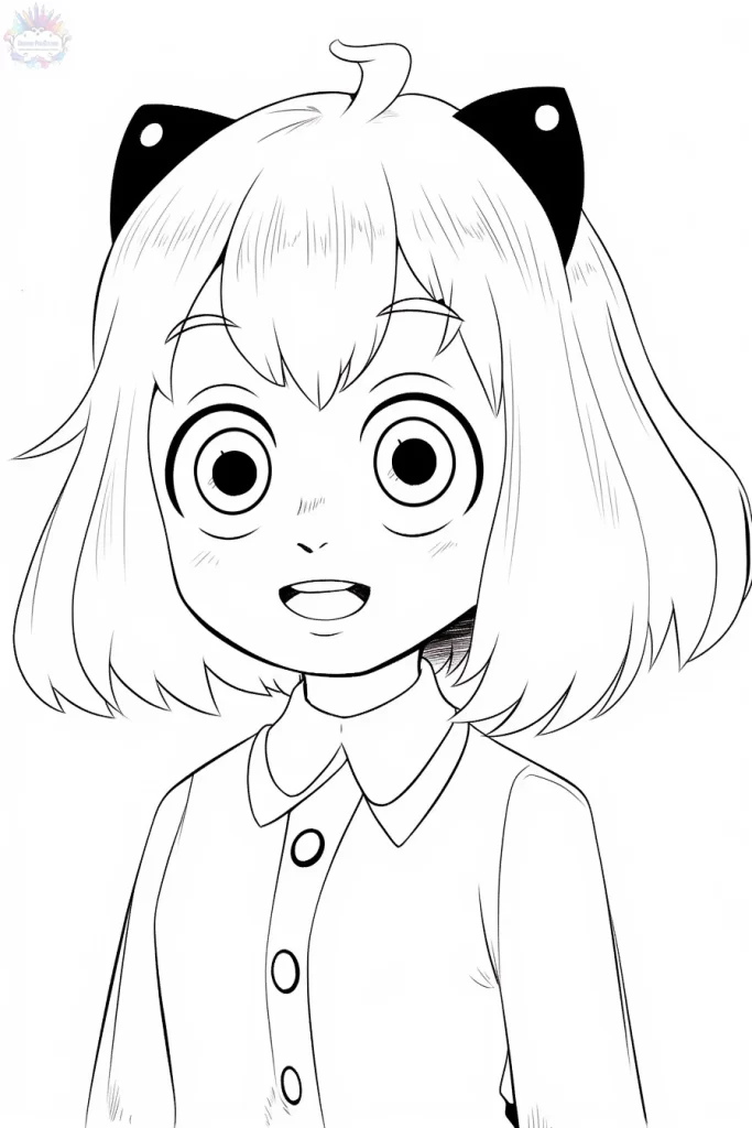 Anya Coloring Pages
