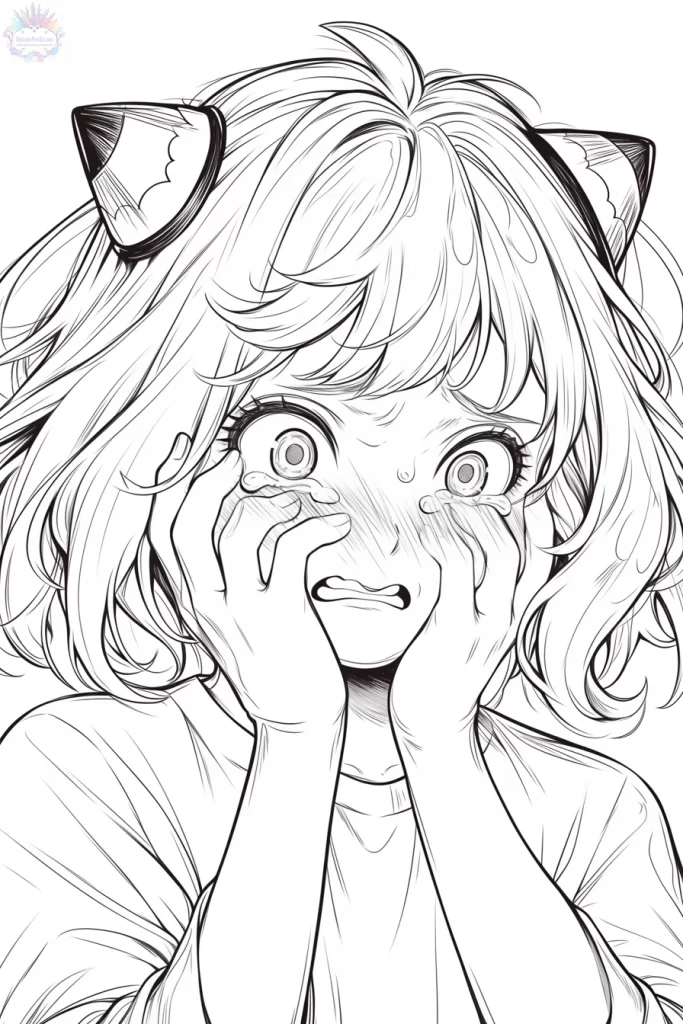 Anya Coloring Pages