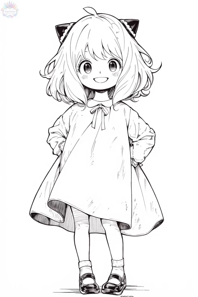 Anya Coloring Pages