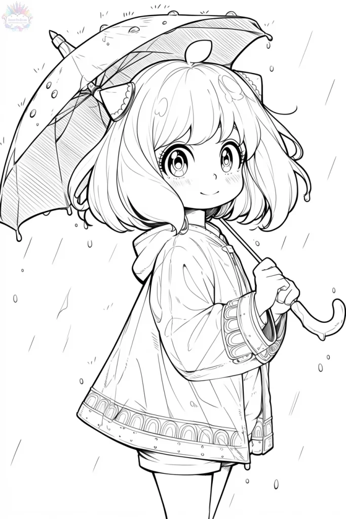 Anya Coloring Pages