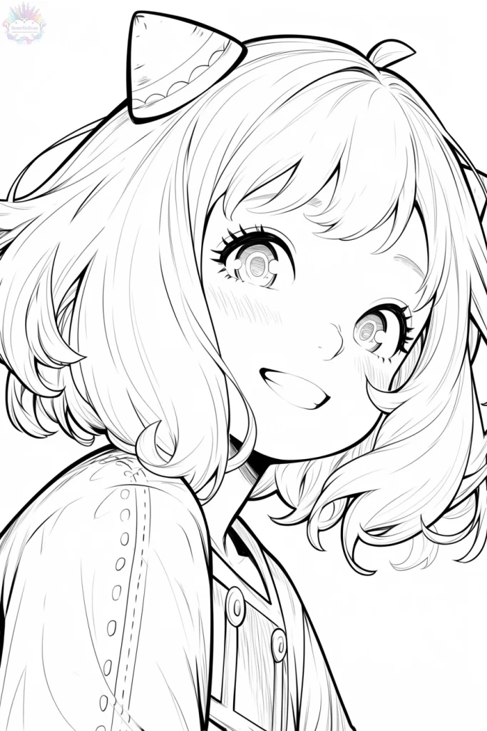 Anya Coloring Pages