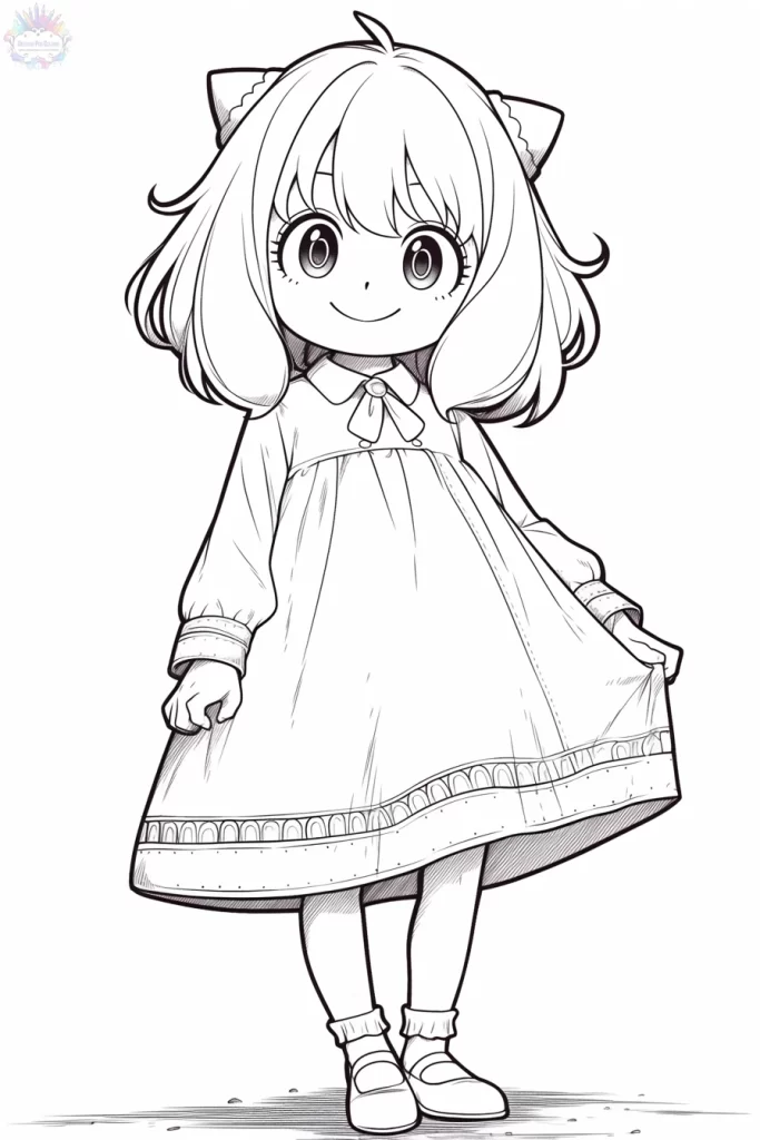 Anya Coloring Pages