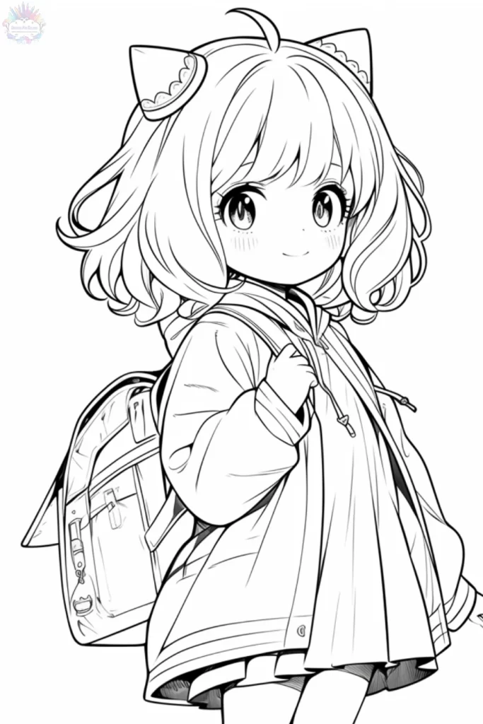 Anya Coloring Pages