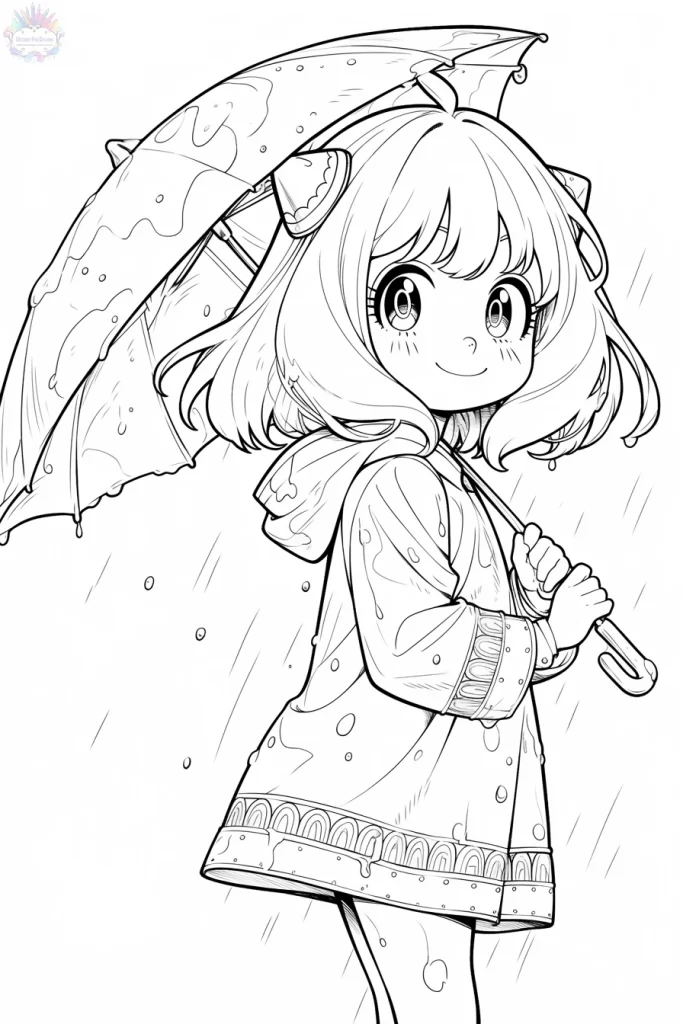 Anya Coloring Pages