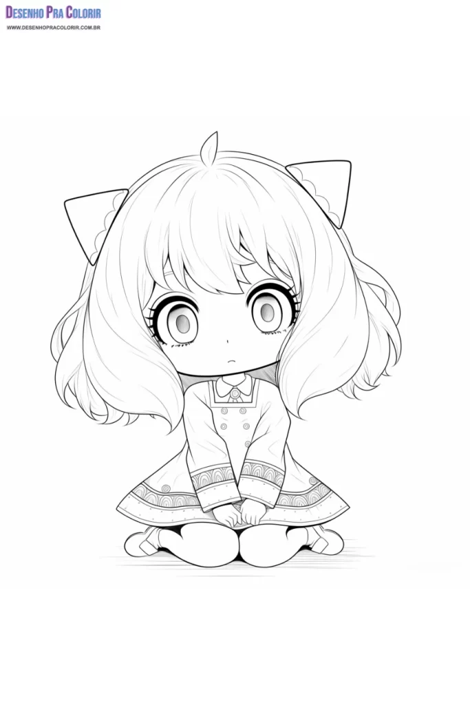Anya Coloring Pages