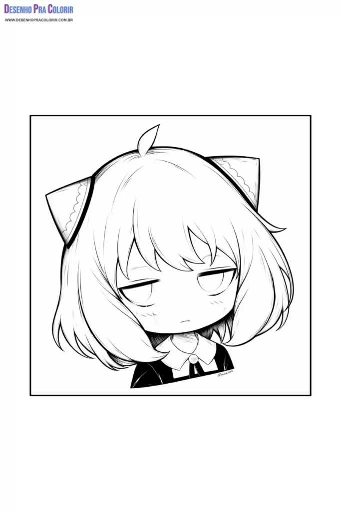 Anya Coloring Pages