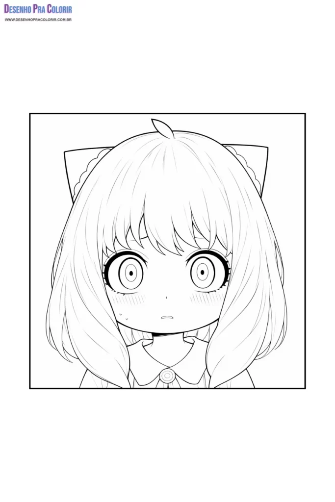Anya Coloring Pages