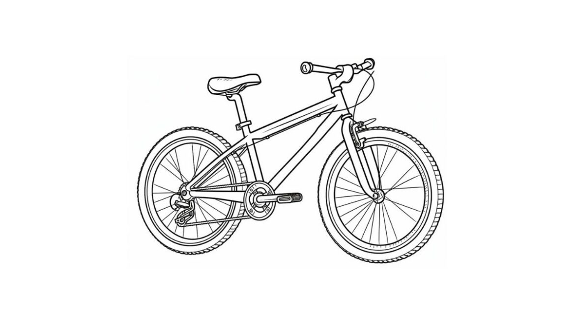 Bicycle Coloring Pages