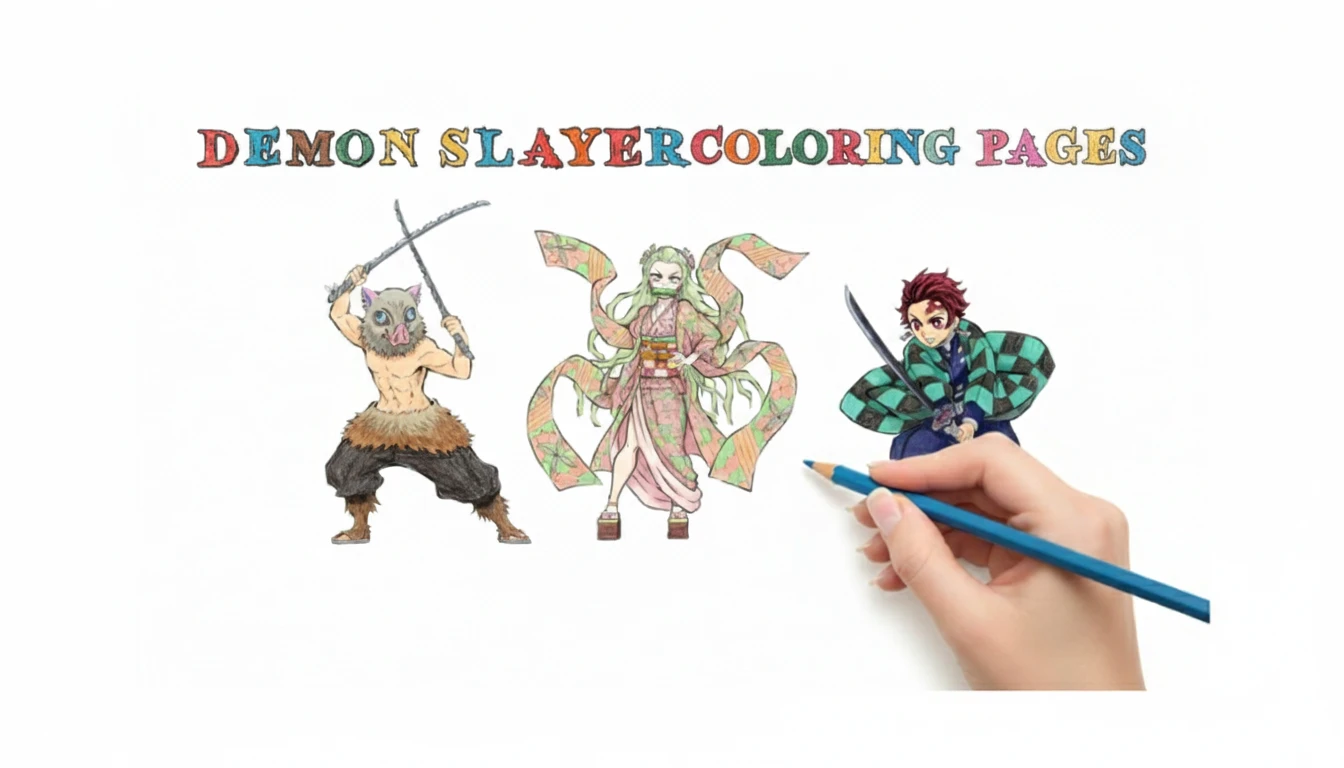 Demon Slayer Coloring Pages