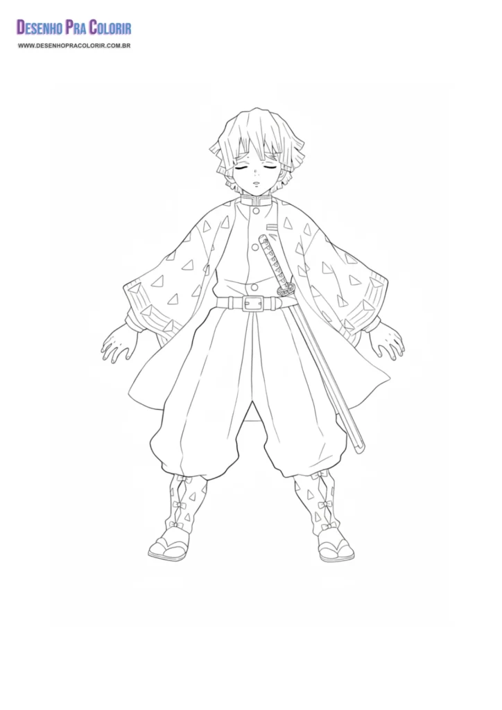Demon Slayer Coloring Pages