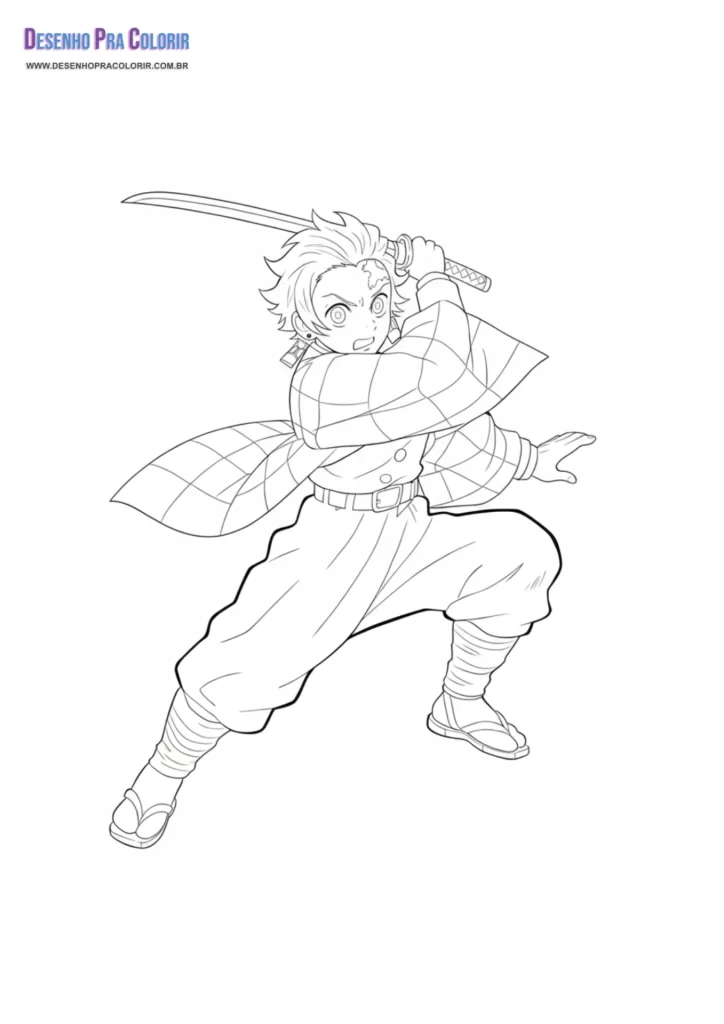 Demon Slayer Coloring Pages