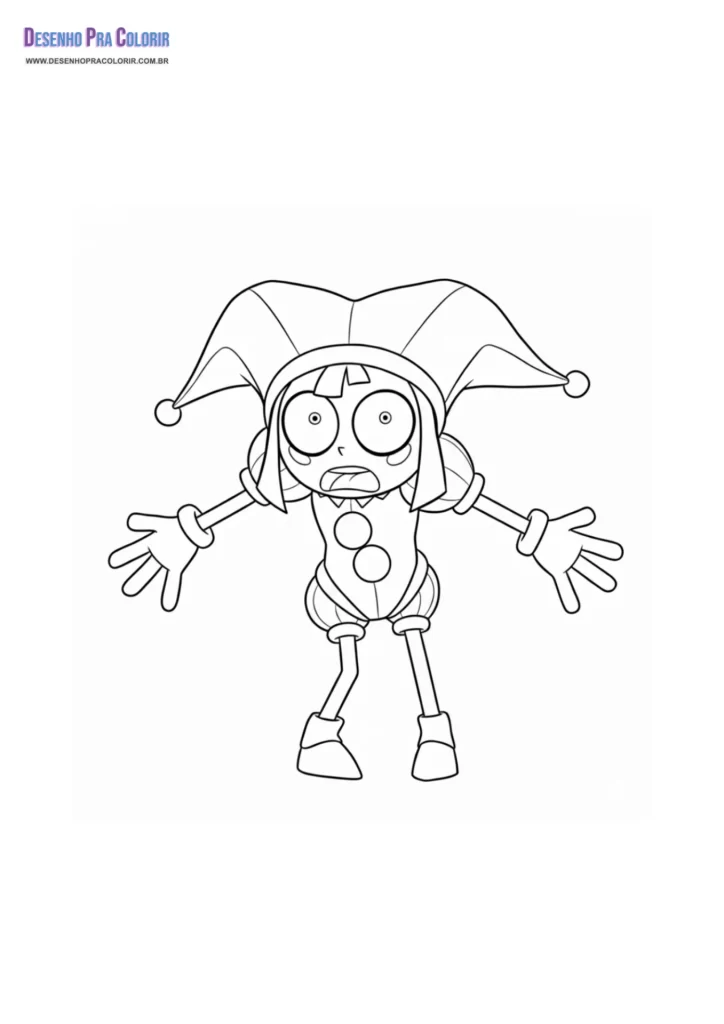 Digital Circus Para Colorir