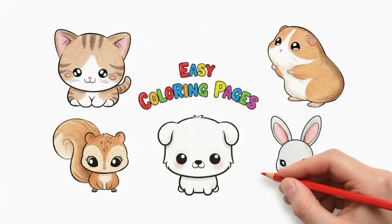 Easy Coloring Pages